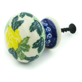 Polmedia Polish Pottery 1" Stoneware Drawer Pull Knob - Farmhouse ...