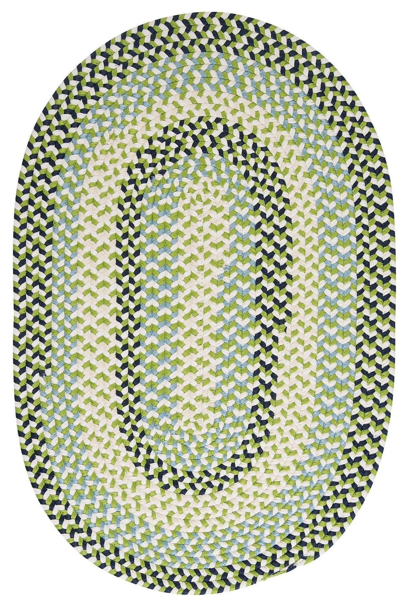 Colonial Mills Carousel, Blue, 2x3, Oval 2'x6' - Contemporary - Kids ...