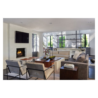 Black Metal White Plaster - DC Metro - by Donald Lococo Architects | Houzz