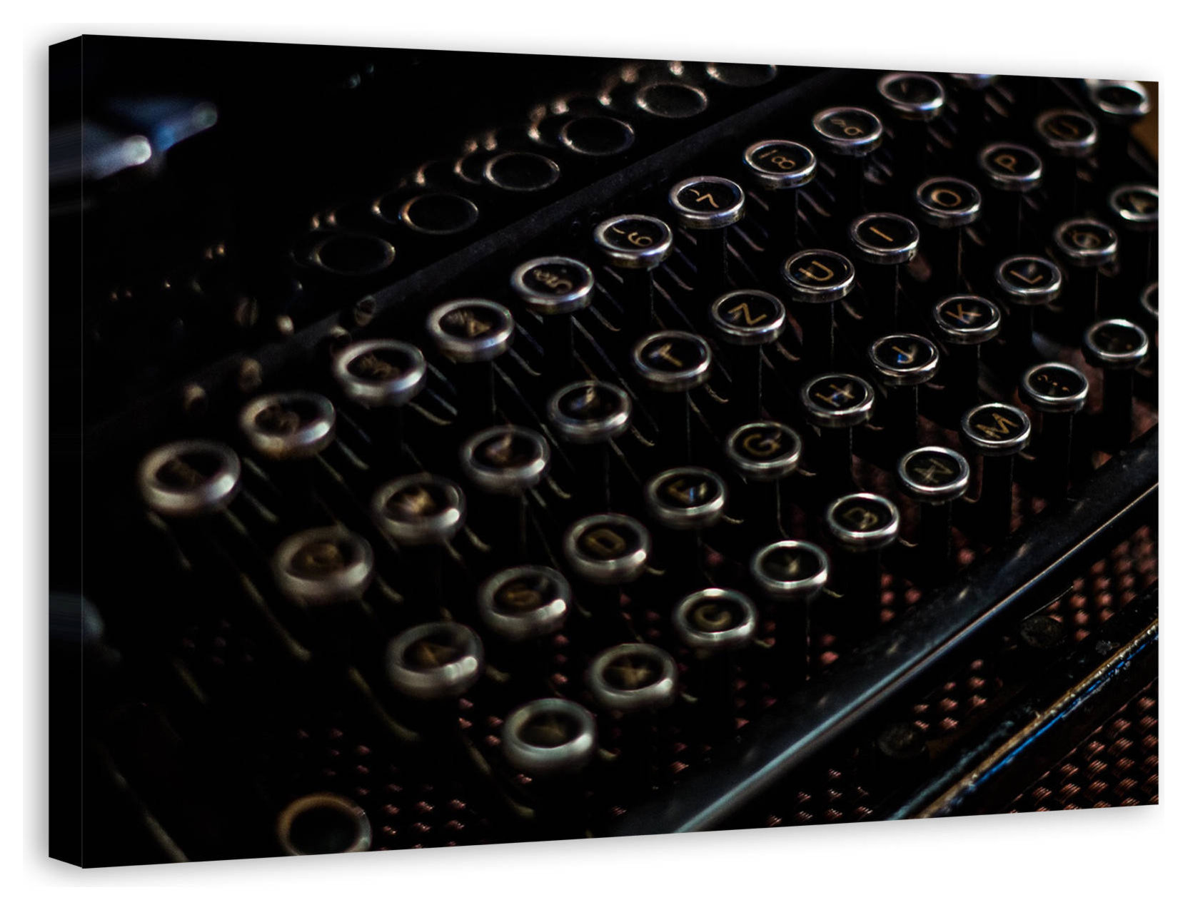 "Royal Typewriter" Canvas Wall Art, 48"x32", 48x32 - Contemporary ...