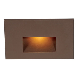 WAC Lighting LED 12V LED Me Horizontal Step And Wall Light, Bronzed ...