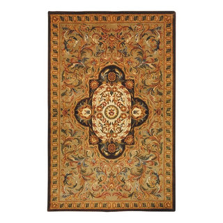 Safavieh Classic Collection CL220 Rug, 7'6"x9'6" - Victorian - Area ...