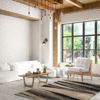 Sliced Pebble Ash Marble Pebble - Beach Style - Mosaic Tile - by ...