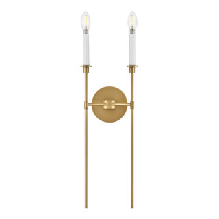 Lark Hux Wall Sconce, 2 Light - Transitional - Wall Sconces - by Hinkley | Houzz