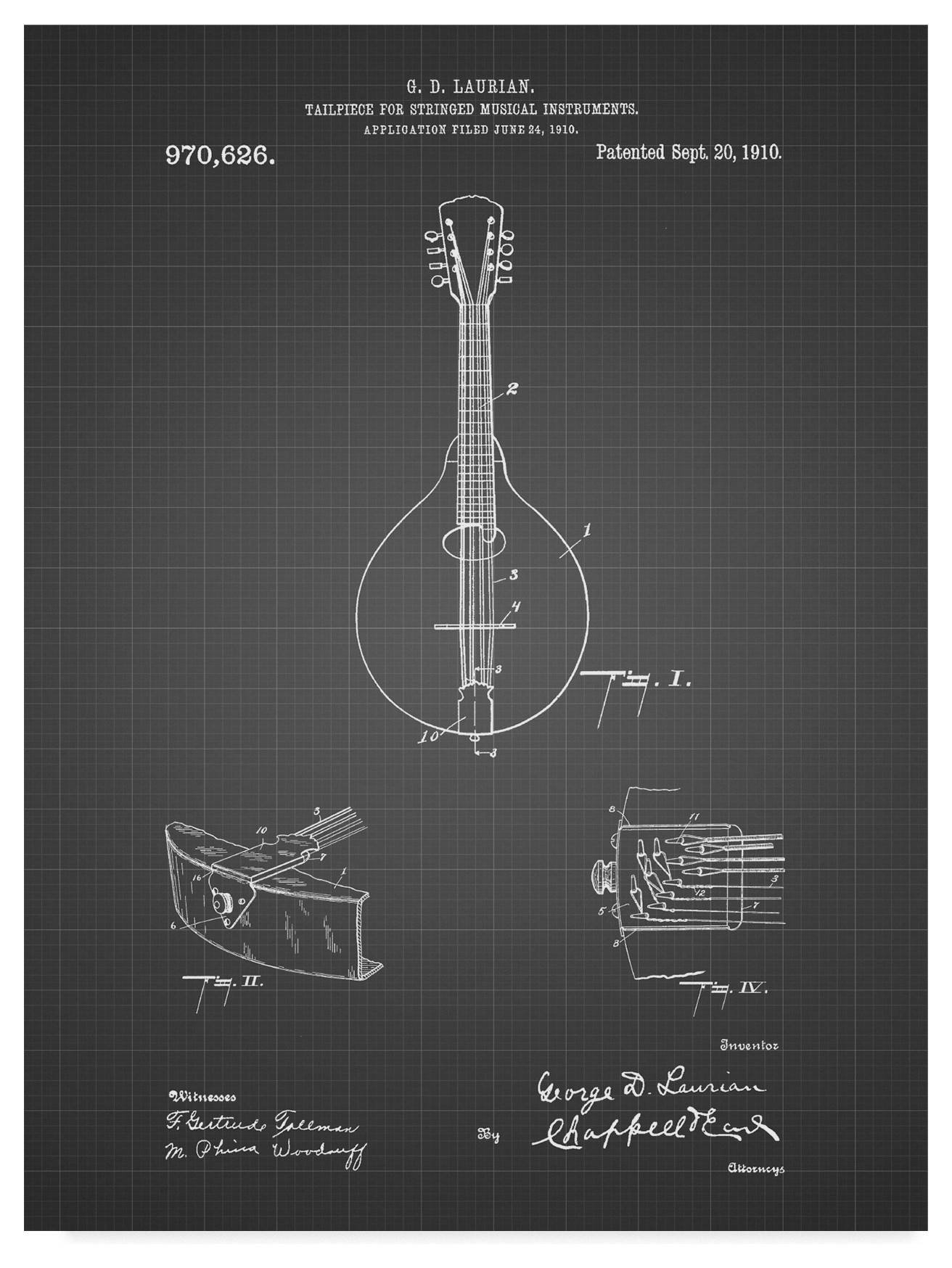 "Mandolin" by Cole Borders, Canvas Art, 24"x18" - Industrial - Prints ...