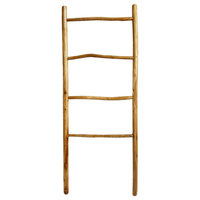 Natural Wood Stick Ladder 24 x 72 - Rustic - Ladders And Step Stools ...