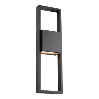 Archetype 24" LED Centered Indoor and Outdoor Wall Light 3000K, Black ...