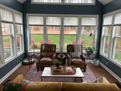 Odd open space - floating rug