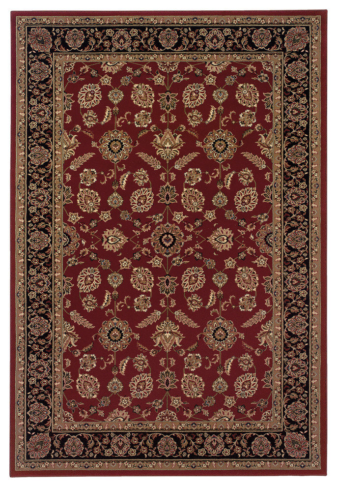 Oriental Weavers Ariana 271C3 Red/Black Oriental Area Rug, Square 8 ...