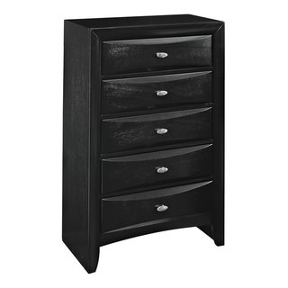 Harrison Chest in Black - Transitional - Dressers - by Decor Savings ...