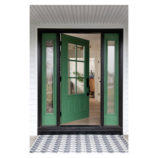 Classic Meets Modern Farm: Front Door - Entry - Kansas City - by Tamara ...