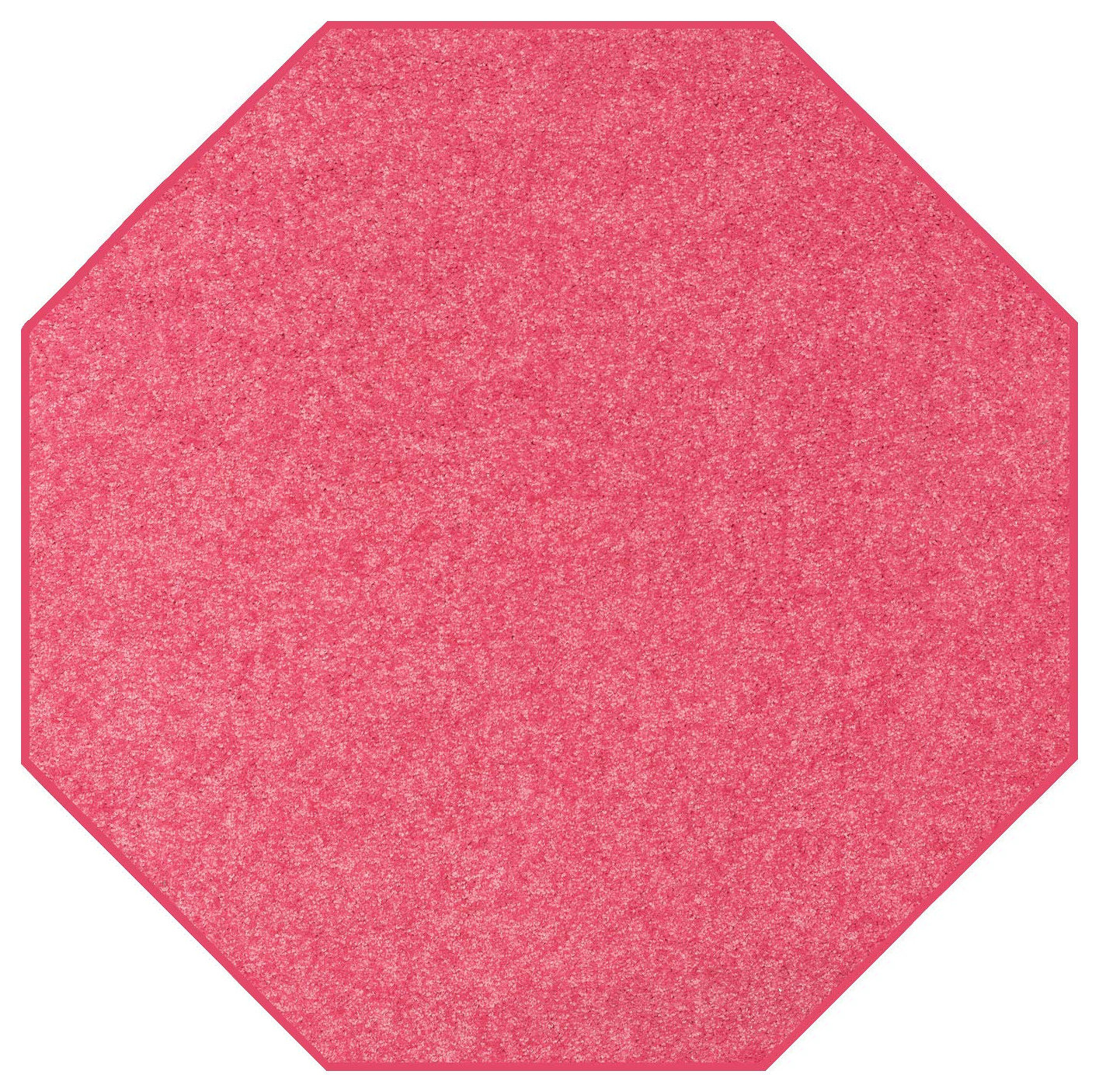 American Bright Solid Color Area Rugs, Pink, 7' Octagon - Contemporary ...