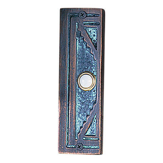 Arrowhead Bell Plate With Button - Contemporary - Doorbells And Chimes ...