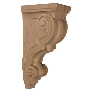 Capistrano Mission Corbel, Rubberwood, 2 1/2"Wx2 3/4"Dx4 1/2"H, 4-Pack ...