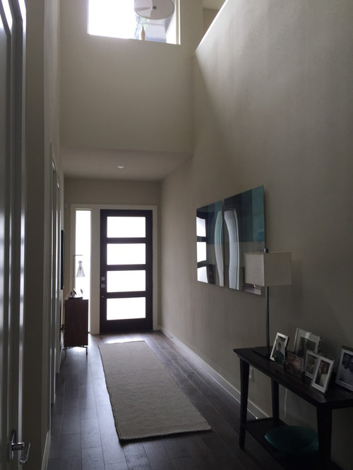 Long Entry/Hallway with Off-Center Door