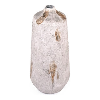 Large Floor Vase, Distressed, Stone - Farmhouse - Vases - by Zentique ...