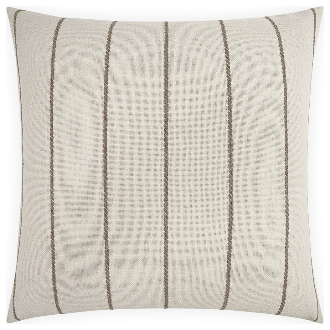 Outdoor Pencil Pillow - Rope, 22" x 22" - Transitional - Outdoor ...