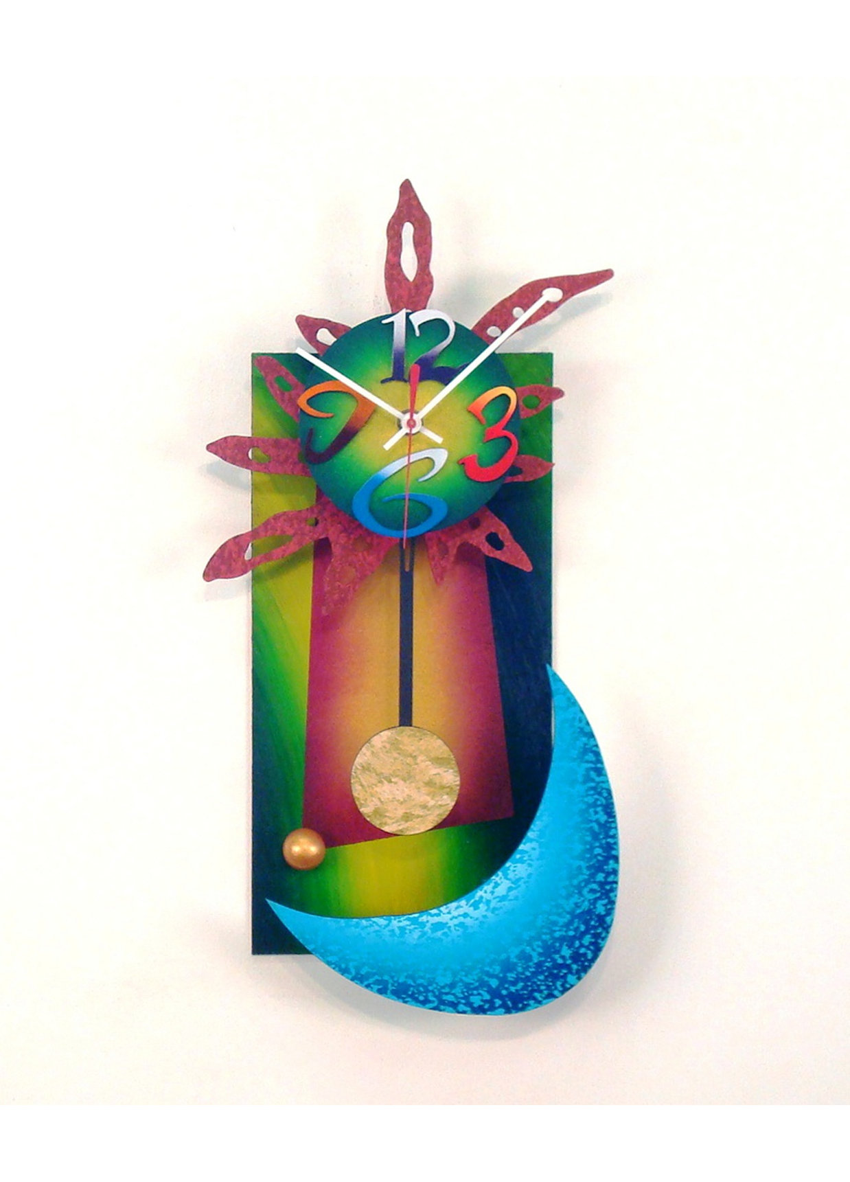 Boom 5 Wall Clock - Contemporary - Wall Clocks - by david scherer | Houzz