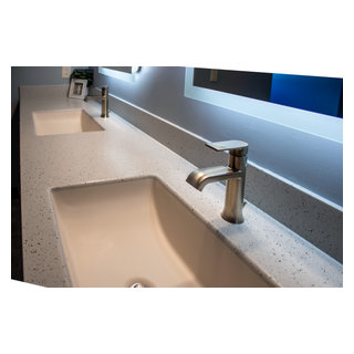 Kids Bathroom Update with Medallion Apollo Dockside Stain Vanity ...