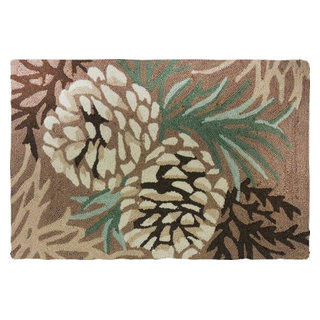 Homefires Pine Cone - Rustic - Area Rugs - by UnbeatableSale Inc. | Houzz