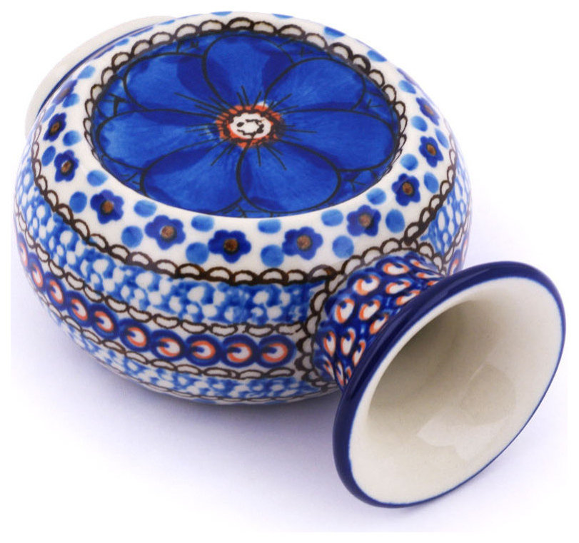 Polmedia Polish Pottery 5" Stoneware Vase - Mediterranean - Vases - by ...