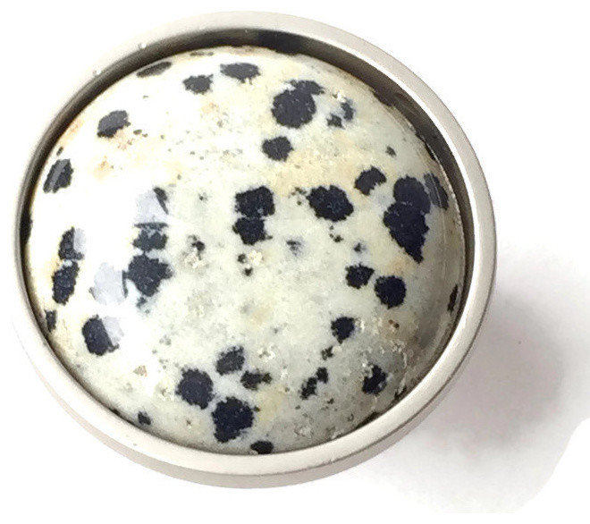 Dalmatian Stone Knob - Contemporary - Cabinet And Drawer Knobs - by Jewelry For Your Home | Houzz