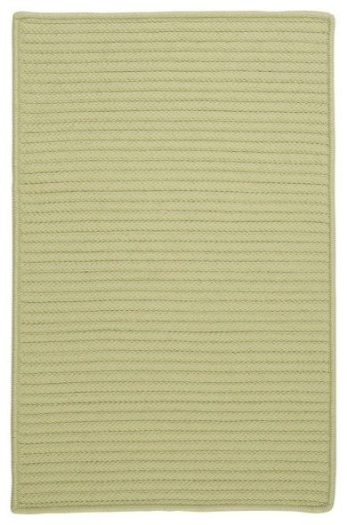 Simply Home Solid Rug, Celery, 3'x5', 3'x5' - Contemporary - Outdoor ...