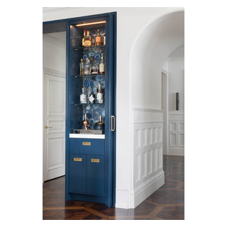 Color Blocking - Transitional - Home Bar - San Francisco - by Ann ...