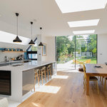 Zelda Leather Adjustable Bar Stool - Modern - Bar Stools And Counter ...