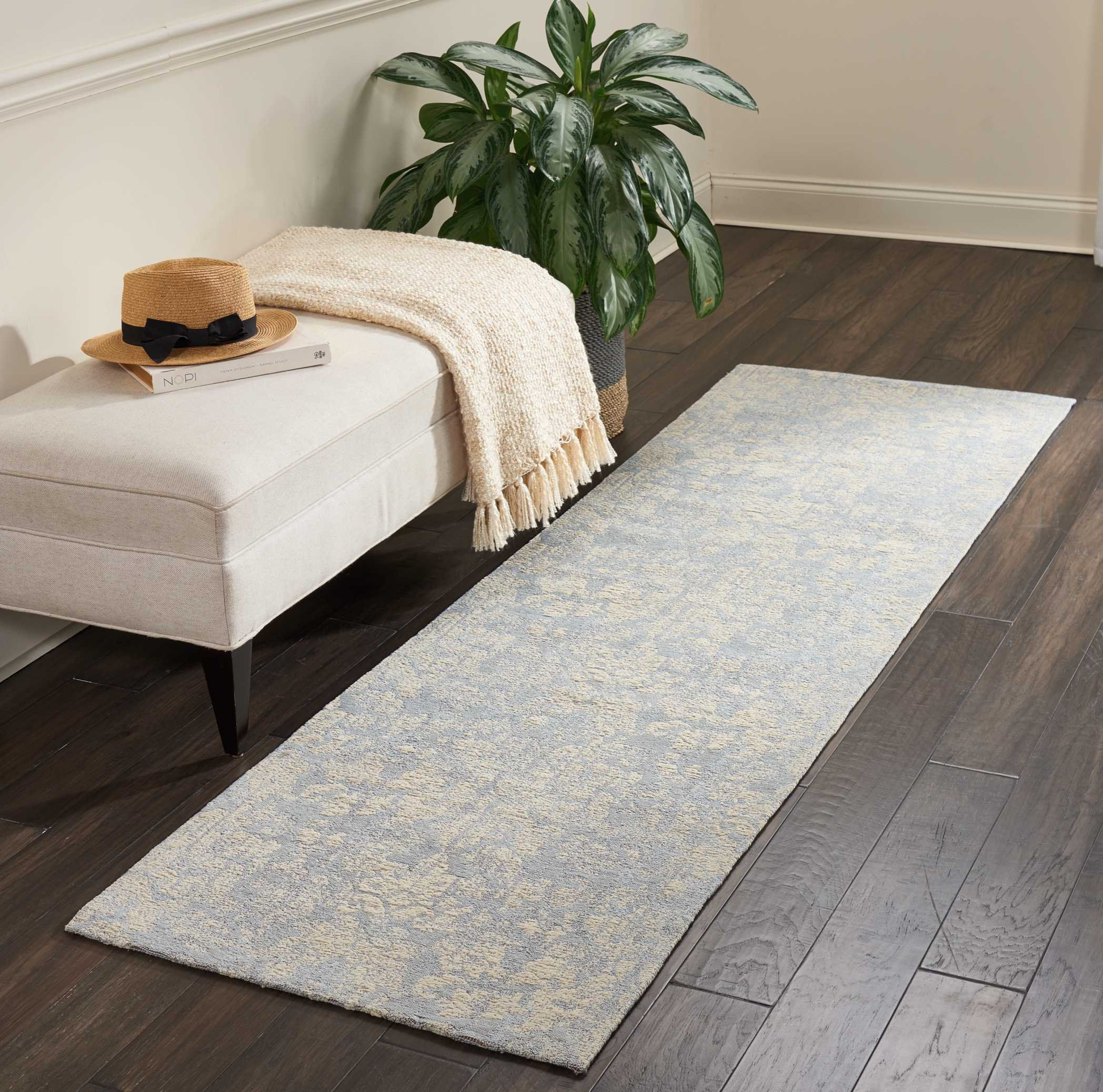 Waverly Vintage-Style Lux "Air Kiss" Area Rug, 2'3"x7'6" - Contemporary ...