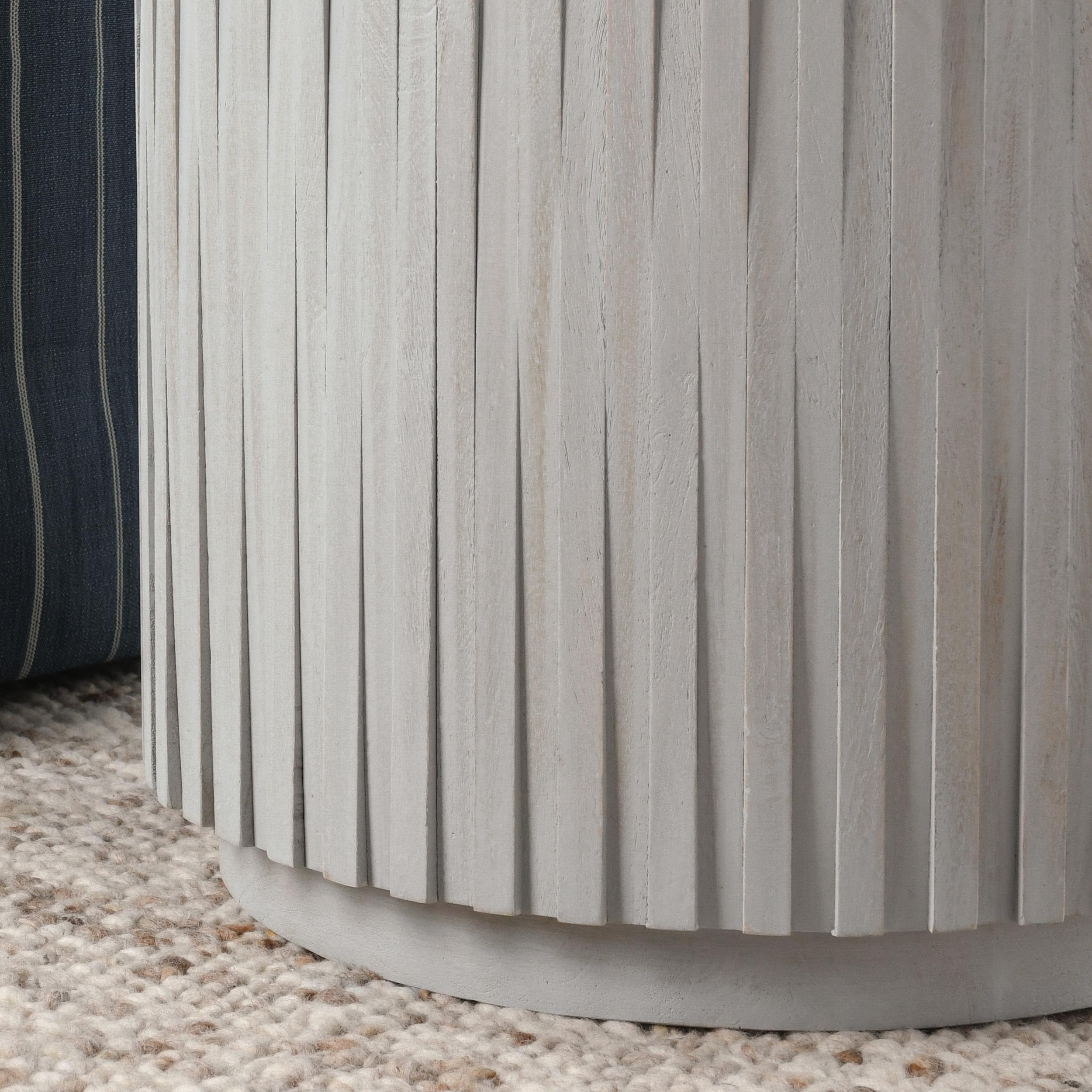 Maya Round End Table By Kosas Home - Farmhouse - Side Tables And End ...