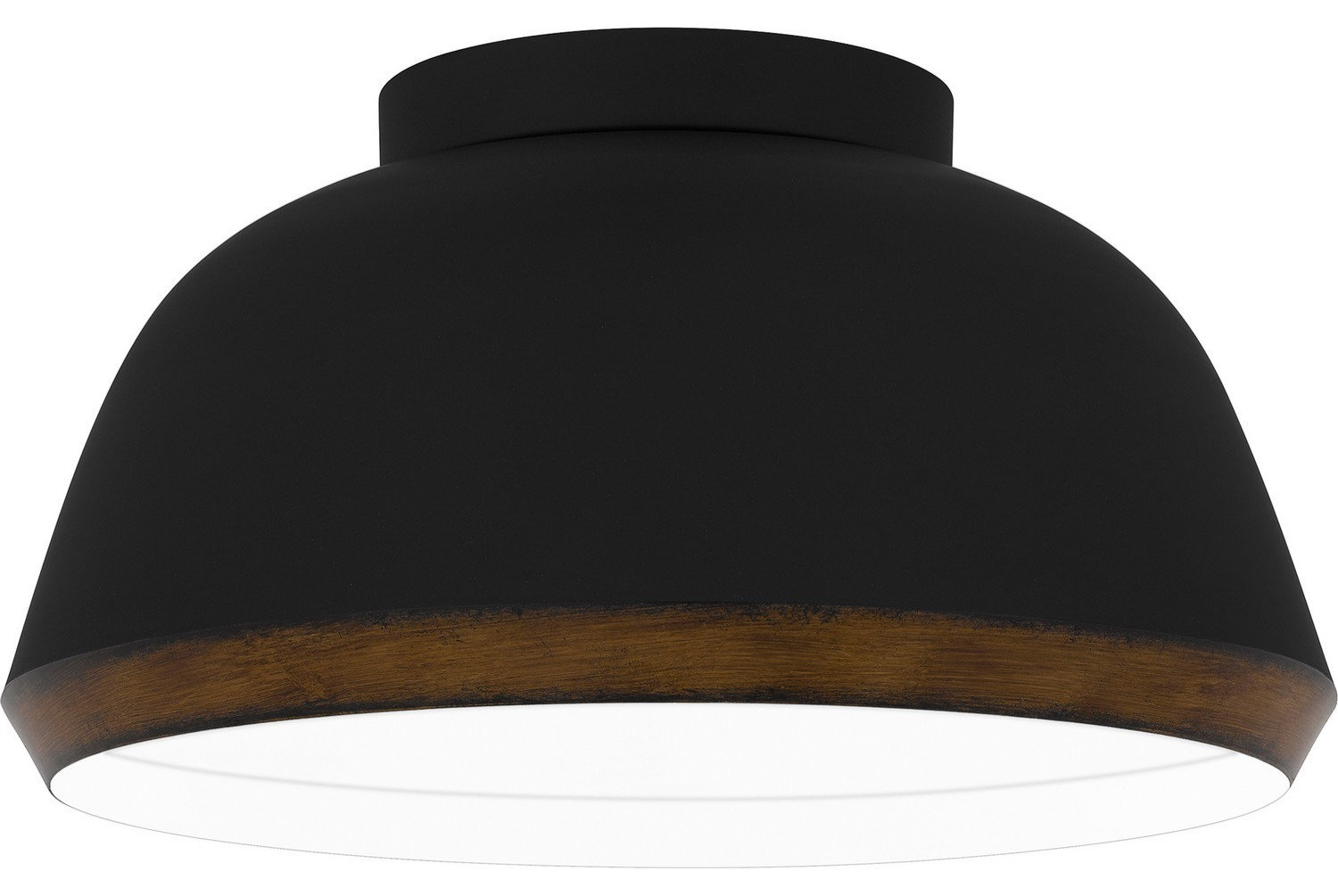 Tamara 3-Light Flush Mount, Matte Black - Transitional - Flush-mount ...