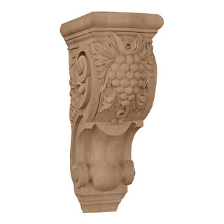 Capistrano Mission Corbel, Cherry, 2 1/2"Wx2 3/4"Dx4 1/2"H, 2-Pack, 4 7/8"Wx5 1/2"Dx10 7/8"H ...