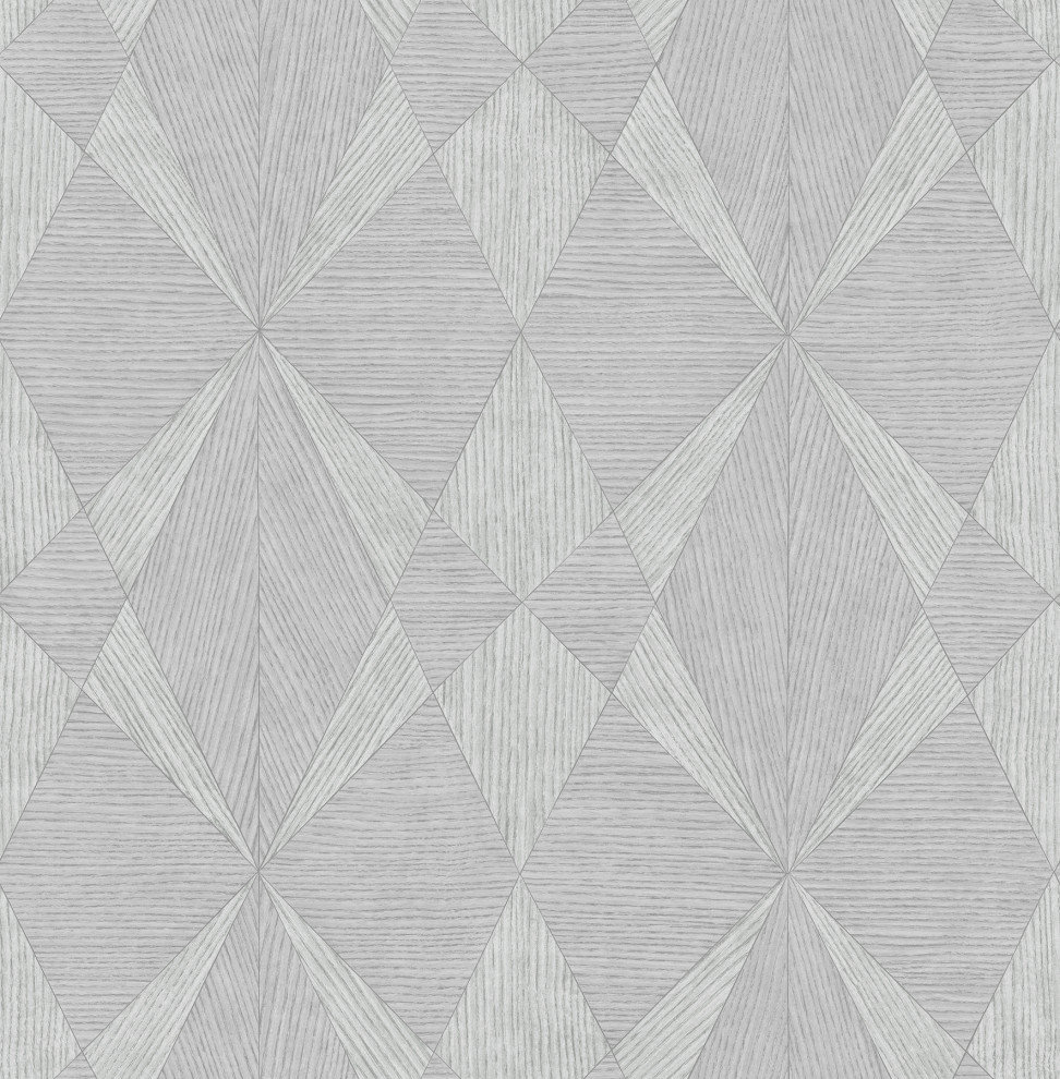 Intrinsic Gray Textured Geometric Wallpaper, Sample, Swatch ...