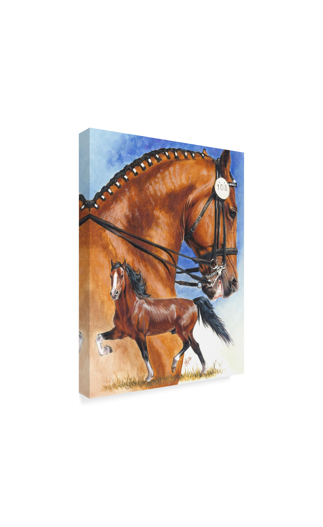 "Hackney" by Barbara Keith, Canvas Art, 24"x18" - Contemporary - Prints ...