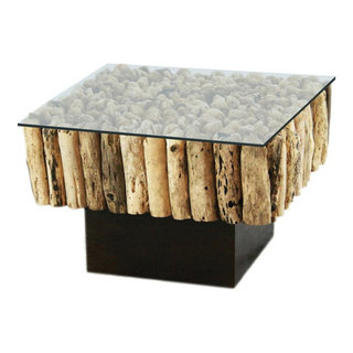 Safari End Table - Beach Style - Side Tables And End Tables - by ...
