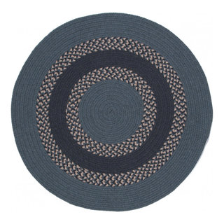 Colonial Mills Rug Corsair Banded Round Blue Round, 13X13 ...