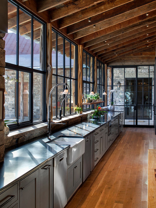 Lots Of Kitchen Windows Home Design Ideas, Pictures, Remodel and Decor