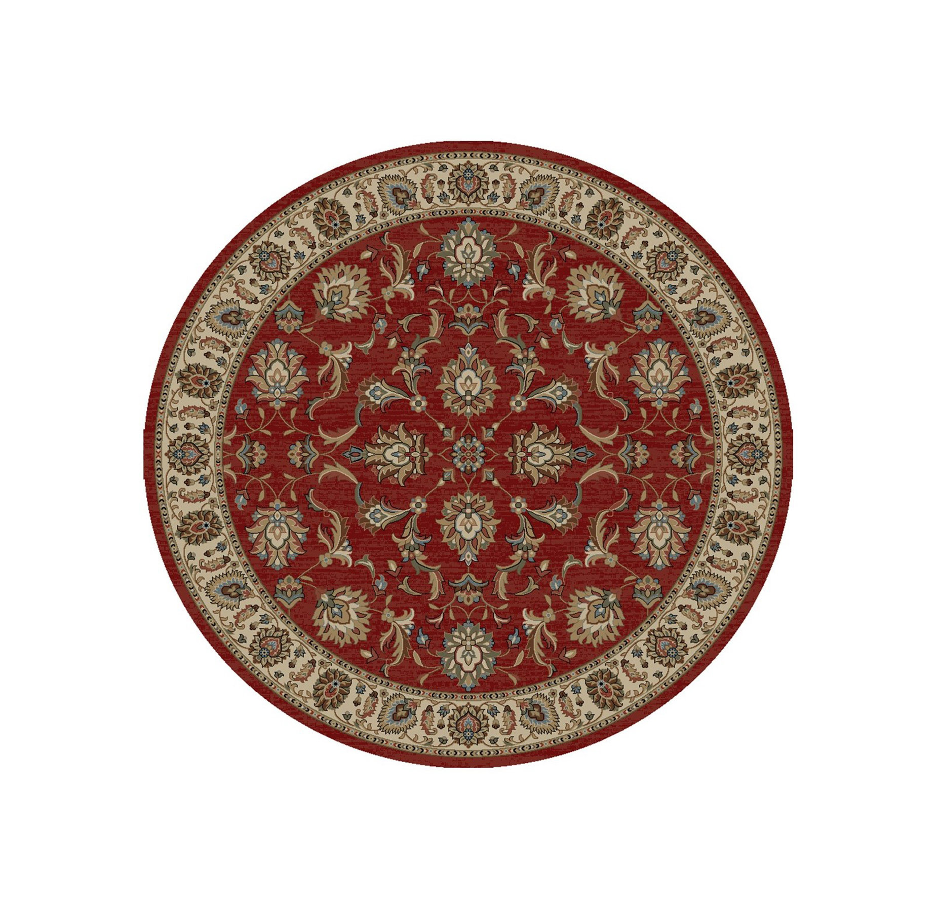 Hometown Ambassador Traditional Area Rug, 7'10" Round - Traditional ...
