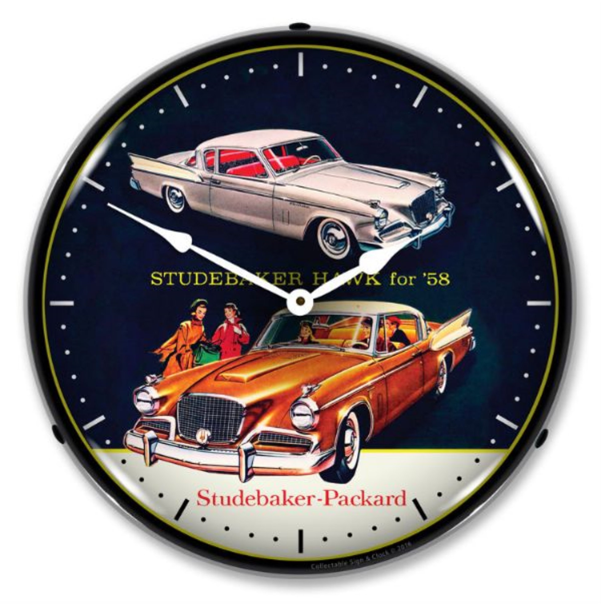 1611676 1958 Studebaker Hawk Clock - Midcentury - Wall Clocks - by ...