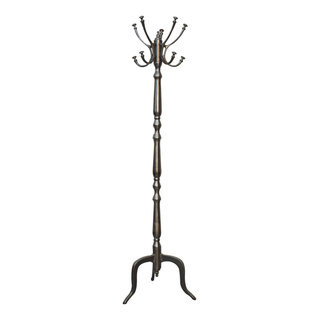 Artisan Furniture Silver Coat Stand, Mild Steel - Mediterranean ...
