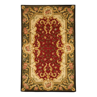 Safavieh Naples NA508C Red/Green Rug, 8'x11' - Victorian - Area Rugs ...