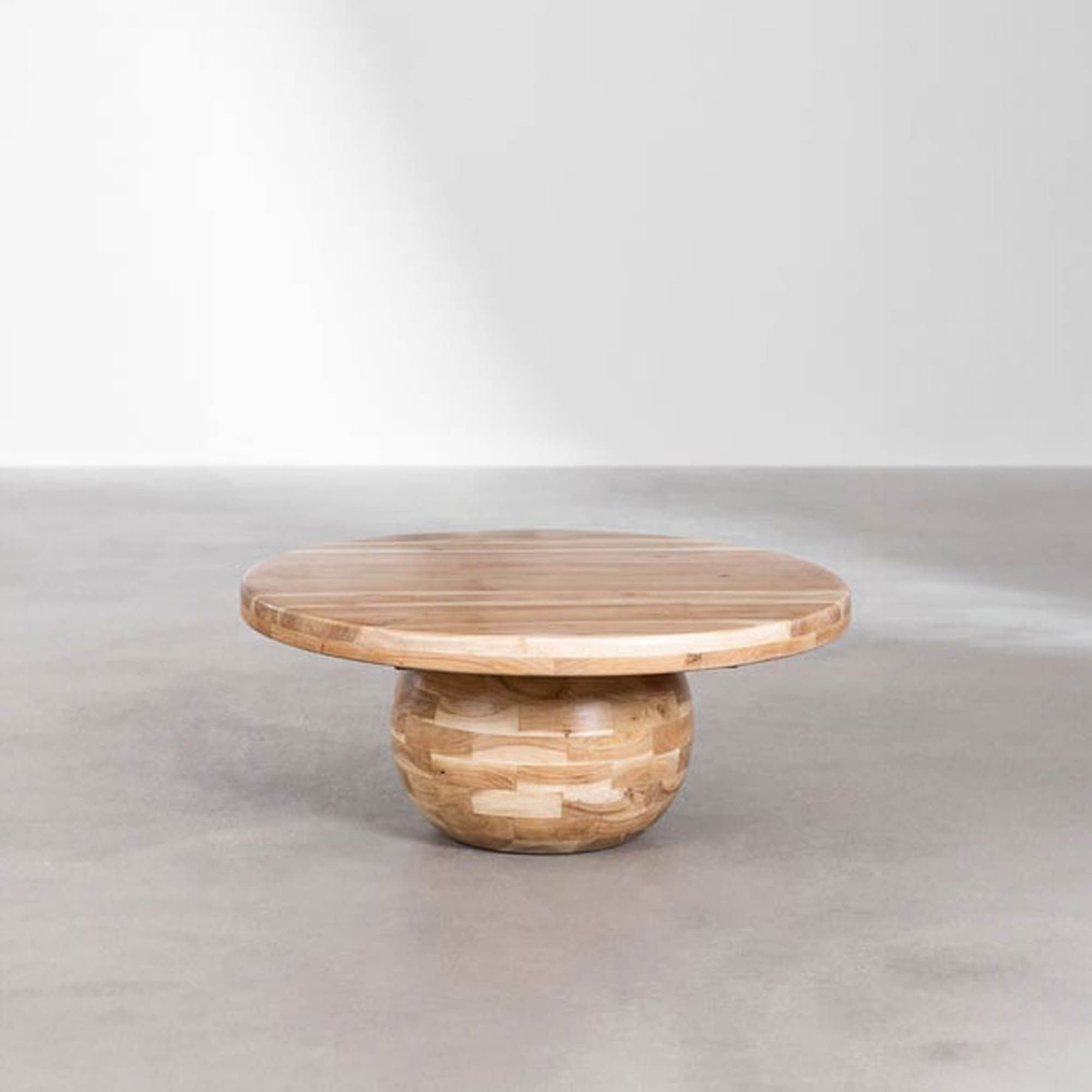 Freeform Sphere Acacia Coffee Table, Natural - Rustic - Coffee Tables ...