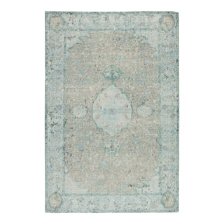 Jaipur Living Alessia Hand-Knotted Bordered Aqua/Beige Area Rug, 6'x9 ...