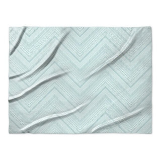 "Ornate Chevron" Sherpa Blanket, 80"x60" - Contemporary - Blankets - by ...