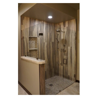 Wood Grain Shower Tile - Craftsman - Other - by Jake Built LLC | Houzz