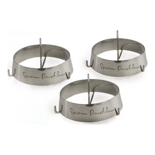 Steven Raichlen Stainless Steel Grill Rings with Spikes, Set of 3 ...