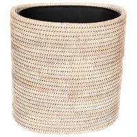 Artifacts Rattan™ Oval Waste Basket with Metal Liner - Tropical ...