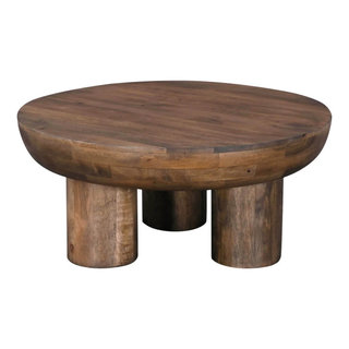 Kenzo Wilder Coffee Table Modern Design Mango Wood - Rustic - Coffee ...
