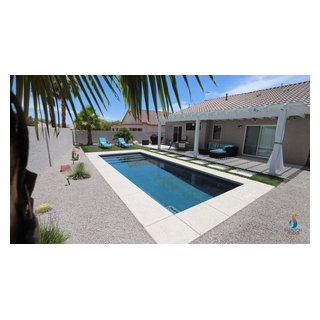 20 Pool Designs Under 600 sq ft - Pool - Las Vegas - by Paragon Pools ...